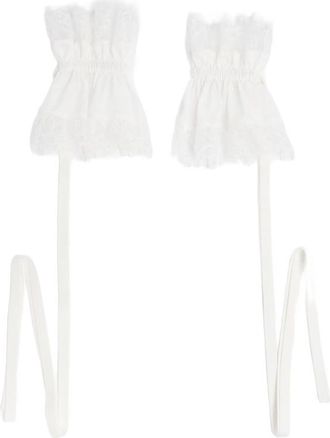 Ann Demeulemeester Sann Lace-ruffled Cuffs