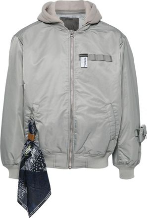 Musium Div. Kapuzenjacke mit Reißverschluss - Grau