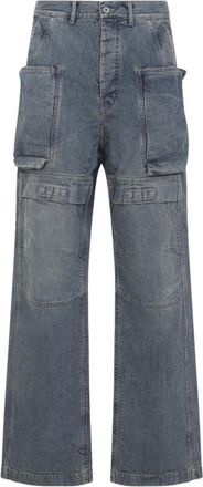 Rick Owens Homme, Jeans, Bleu, Taille: W32 Stefan Cargo Pants