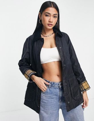 Barbour Beadnell - Veste cir&eacute;e - Bleu marine