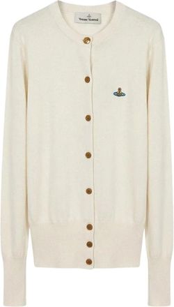 Vivienne Westwood Femme, Pulls, Beige, Taille: 40 FR Bea Cardigan