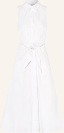 Comma Comma Hemdblusenkleid weiss