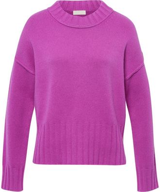 Peter Hahn Rundhals-Pullover aus Schurwolle und Kaschmir Peter Hahn pink