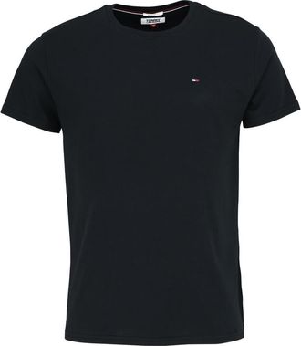 Tommy Jeans Herren Tjm Xslim Jersey Tee Dm0dm04411 Langarmhemd, Black (Tommy Black), XS EU