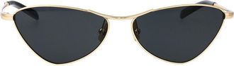Saint Laurent Lunettes De Soleil - Or
