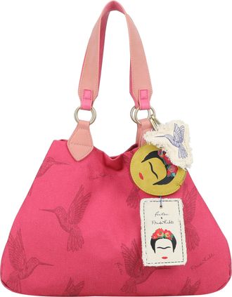 Fritzi Aus Preu&szlig;en Fritzi x Frida Kahlo Izzy Limited Kolibri Canvas Shopper Pinki