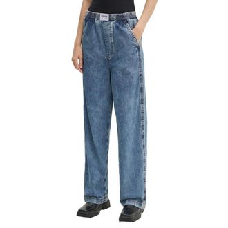Moschino Jeans mit lockerer Passform und hoher Taille - - Jeans - Damen - Blau - W25