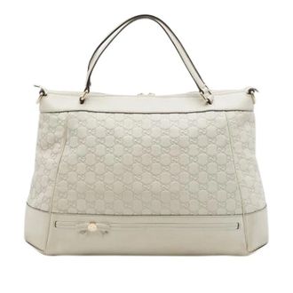 Gucci Pre-owned Mayfair Satchel - Femme - Pre-owned - Beige - Taille: ONE Size