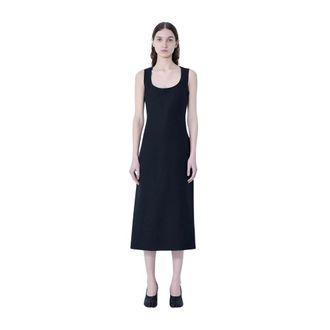 Jacquemus La Robe Tablier Midi Dress - - Dresses - Damen - Schwarzk - S