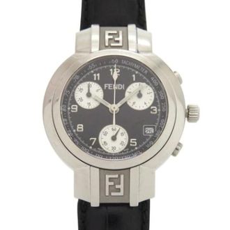 Fendi Pre-owned Horology Chronograph - Femme - Pre-owned - Noir - Taille: ONE Size