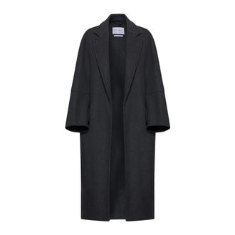 Max Mara Femme, Manteaux, Gris, Taille: 32 FR Manteau Asburgo Laine et Cachemire Femme