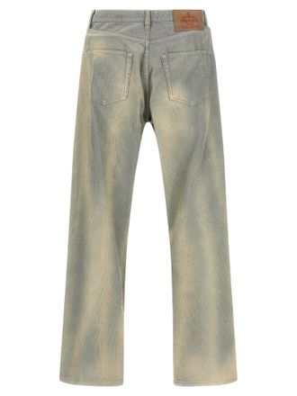 Prada Stonewashed Corduroy Trousers - Sage