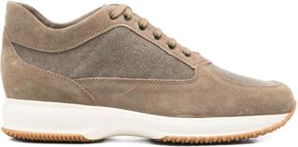 Hogan Homme, Chaussures, Beige, Taille: 42 1/2 EU Interaction Baskets