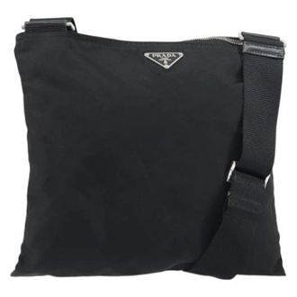 Prada Pre-owned Nylon Umh&auml;ngetasche - - Pre-owned - Damen - Schwarzk - ONE SIZE