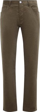 Giorgio Armani Straight Leg Jeans - Dunkelgr&uuml;n