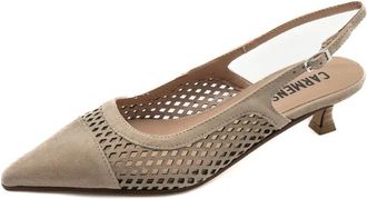 Carmens Femme, Chaussures, Beige, Taille: 37 EU Caroline Match Sac Tacco 3