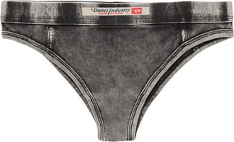Diesel Femme, Sous-v&ecirc;tements, Noir, Taille: 40 FR Robe Denim Print Slip