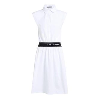 Karl Lagerfeld Kleidung und Baumwollanz&uuml;ge - - Dresses - Damen - Wei&szlig; - M