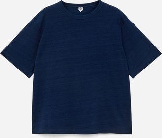 Arket Mittelschweres T-Shirt -Blau