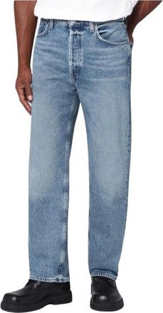 A Gold E Homme, Jeans, Bleu, Taille: W34 Jean Droit 5 Poches Ann&eacute;es 90