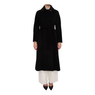 Max Mara Femme, Manteaux, Noir, Taille: 40 FR Tenzone Coat