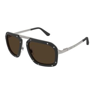Cartier Ct0573S 003 Sonnenbrille - - Accessories - Herren - Grau - 55 MM