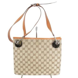 Gucci Sac bandouli&egrave;re GG Canvas Pre-owned - Femme - Pre-owned - Beige - Taille: ONE Size