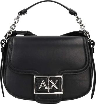 A|X Armani Exchange Femme, Sacs, Noir, Taille: ONE Size Sac Bandoulière Arrondi