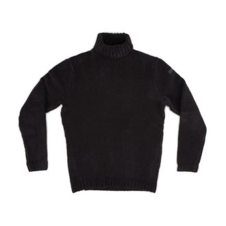 Roberto Ricci Design Cinematt Turtleneck Knit Hoodie - - Knitwear - Herren - Schwarzk - 2XL