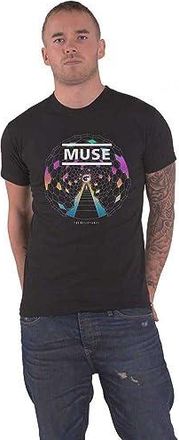 Muse T Shirt Resistance Moon Band Logo Nouveau Officiel Homme Noir Size XL