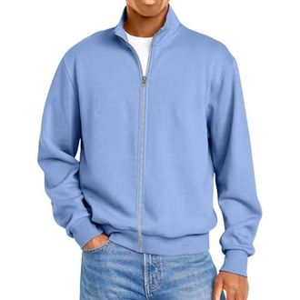 Generic Sweat à capuche tactique pour homme avec fermeture éclair Quater - Sweat à capuche décontracté pour lhiver et le printemps, bleu ciel, 3XL
