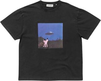 Carne Bollente Homme, Tops, Noir, Taille: S I Came From Outerspace T-shirt