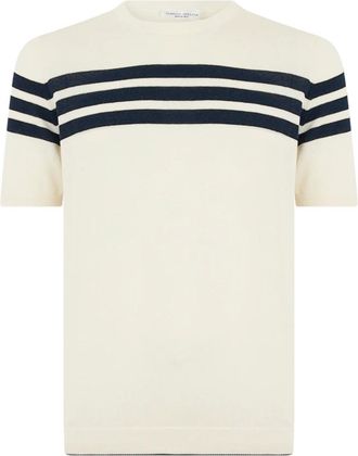 Roberto Collina Homme, Pulls, Beige, Taille: S T-Chemises