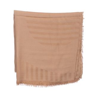 Max Mara Femme, Accessoires, Beige, Taille: ONE Size Foulard Orli Sfrangiati