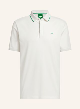 adidas Originals Adidas Originals Piqu&eacute;-Poloshirt Originals Twistknit Trefoil weiss