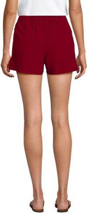 Lands End Dehnbund-Shorts, Damen, Größe:40-42 regular, Rot, Baumwolle/Viskose/Baumwoll-Mischung, by Lands End