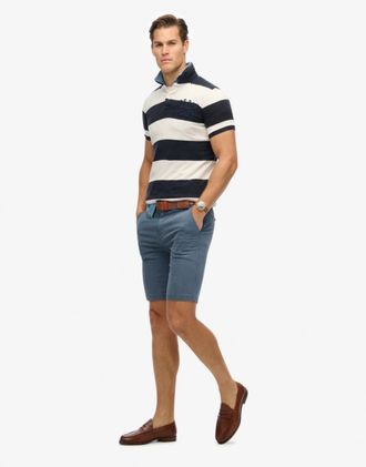 Superdry Vintage International - Short - Bleu d&eacute;lav&eacute;