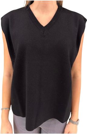 Mars&eacute;m Marsem, Femme, Pulls, Noir, Taille: 42 FR Mrsmd155Fw25 Vest