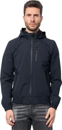 Yes-Zee YES Zee, Homme, Vestes, Bleu, Taille: 3XL Bomber avec Capuche