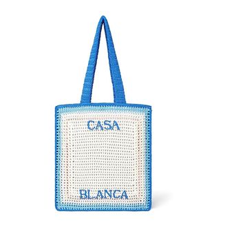 Casablanca Homme, Sacs, Blanc, Taille: ONE Size Borsa