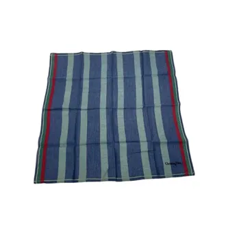 Dior Foulard en soie Pre-owned - Femme - Pre-owned - Bleu - Taille: ONE Size