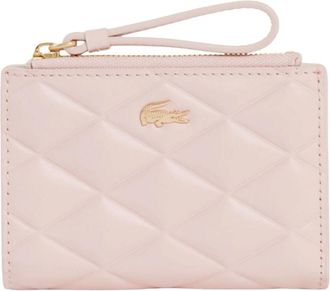 Lacoste Femme, Accessoires, Rose, Taille: ONE Size Porte-monnaie Crocodelle
