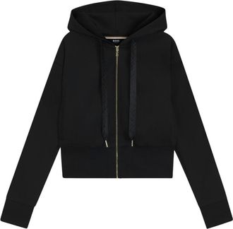 HUGO BOSS Femme, Sweatshirts et sweats &agrave; capuche, Noir, Taille: 42 FR Sweat &agrave; capuche zipp&eacute;