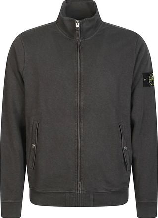 Stone Island Homme, Sweatshirts et sweats &agrave; capuche, Gris, Taille: XL SweaT-shirt Zipp&eacute; Int&eacute;gral