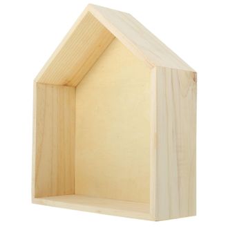 Holibanna MOBUTOFU Wandregal Holz Schweberegal Pentagonal Wandmontage Regal Wohnzimmer Schlafzimmer Kinderzimmer Wanddeko Aufbewahrung aus Robustem Holzmaterial