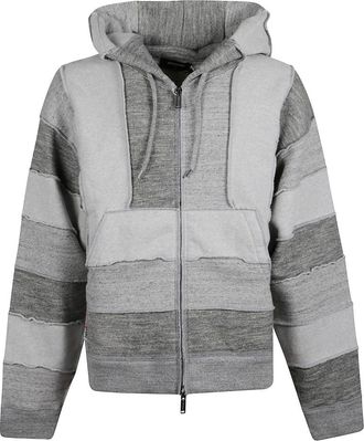 Dsquared2 Homme, Sweatshirts et sweats à capuche, Gris, Taille: M Venue Fit Zipped Sweat à capuche