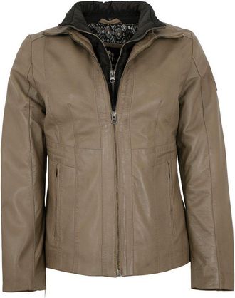 Otto Kern Lederjacke Beate OTTO KERN - Damen Lederjacke Lammnappa coffee