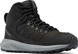 Columbia TRAILSTORM CREST MID WATERPROOF Chaussures Montantes De Randonnée Et Trekking imperméables Femme, Noir (Black x Ti Grey Steel), 39.5 EU