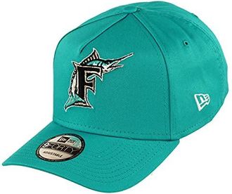 New Era Miami Marlins MLB Turquoise 9Forty A-Frame Adjustable Youth Cap