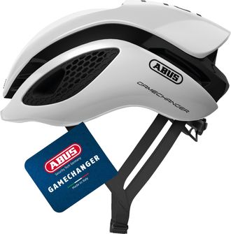 ABUS Unisex Fahrradhelm, Wei&szlig; (Polar White), L (59-62 cm)